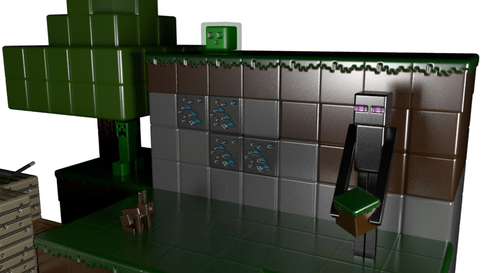 3D Minecraft Model - TurboSquid 1593875