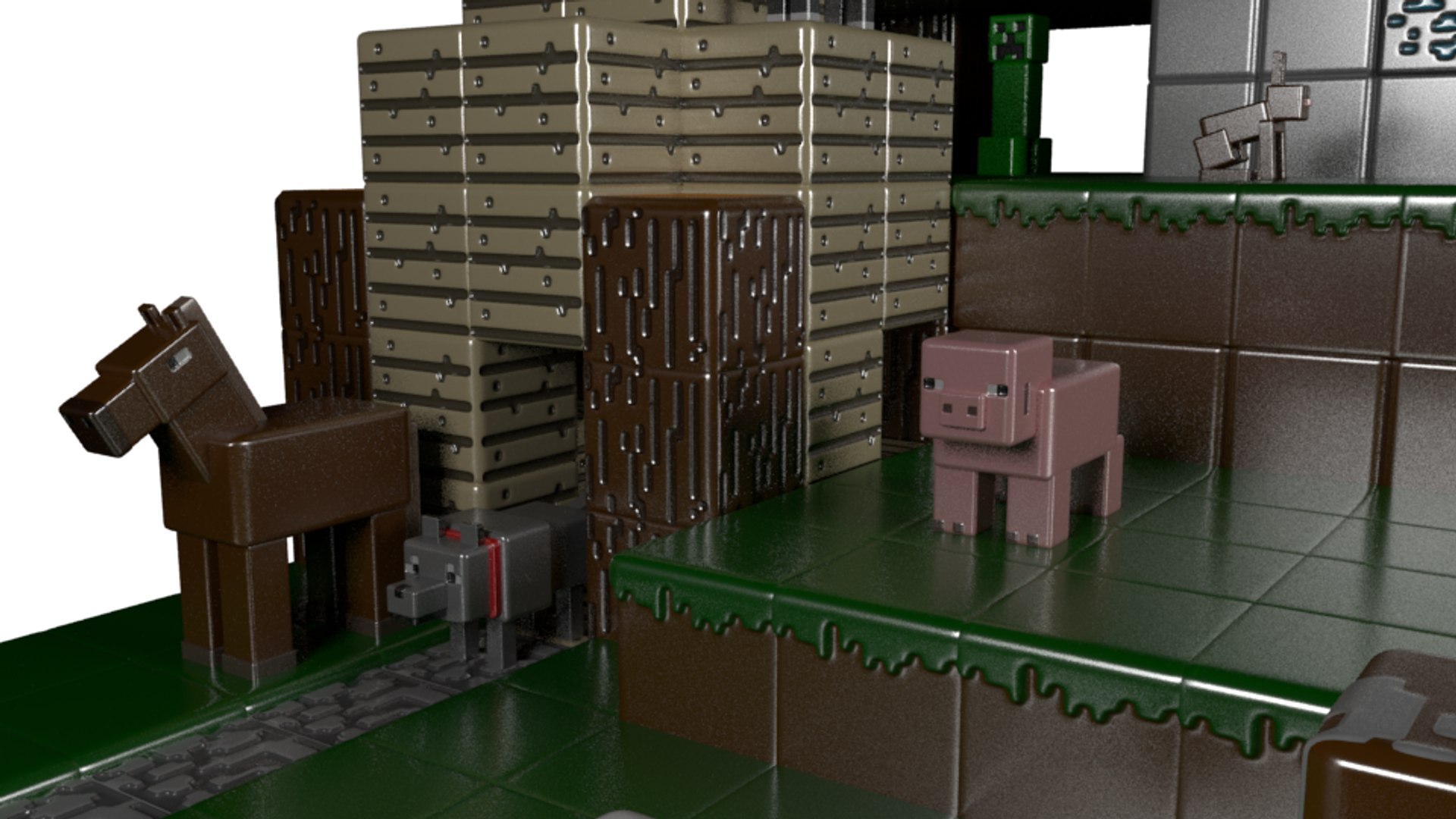 3D Minecraft Model - TurboSquid 1593875