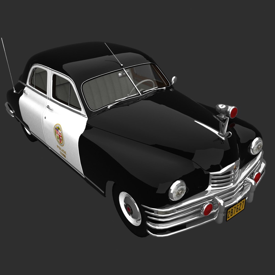 packard 1948 police sedan 3ds