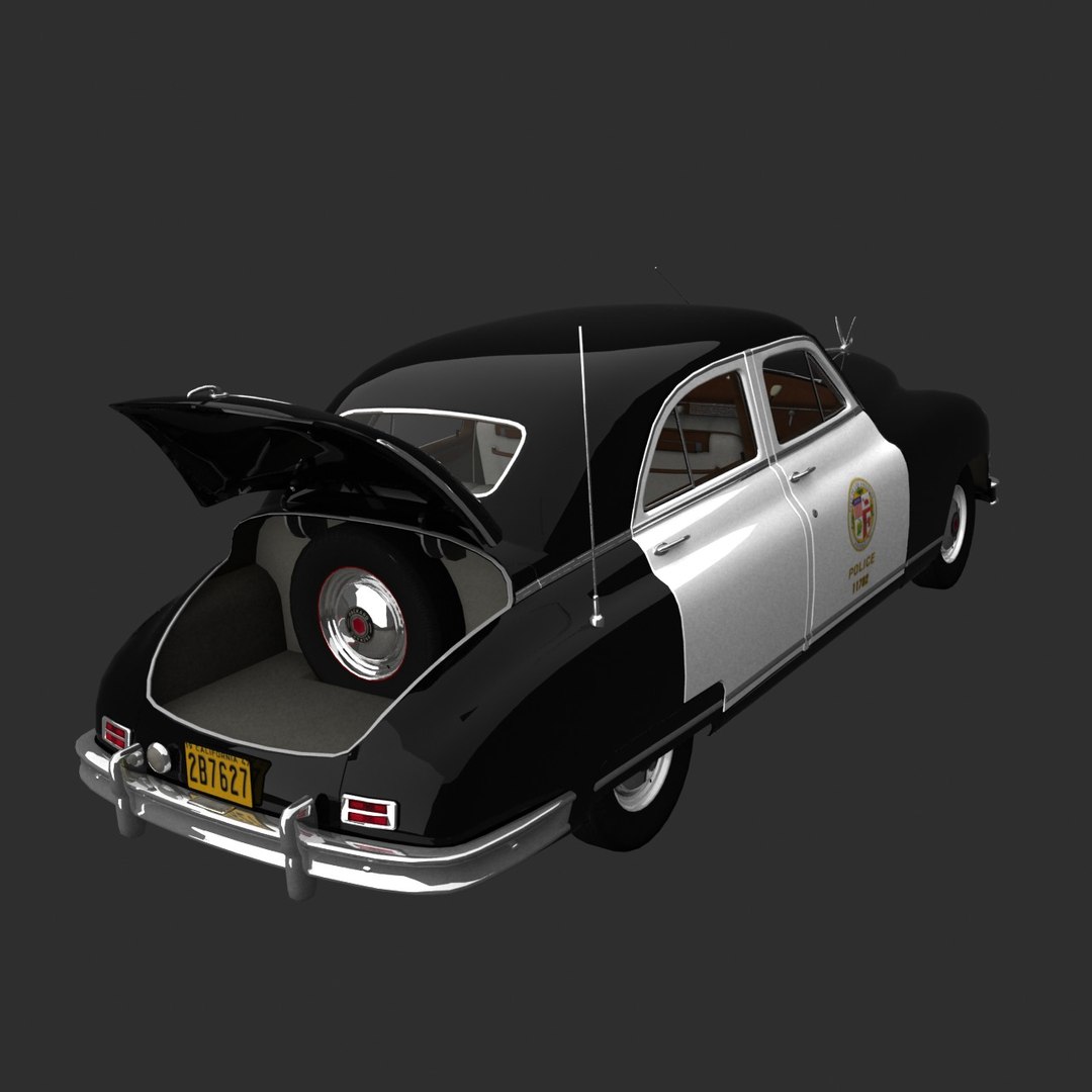Packard 1948 Police Sedan 3ds