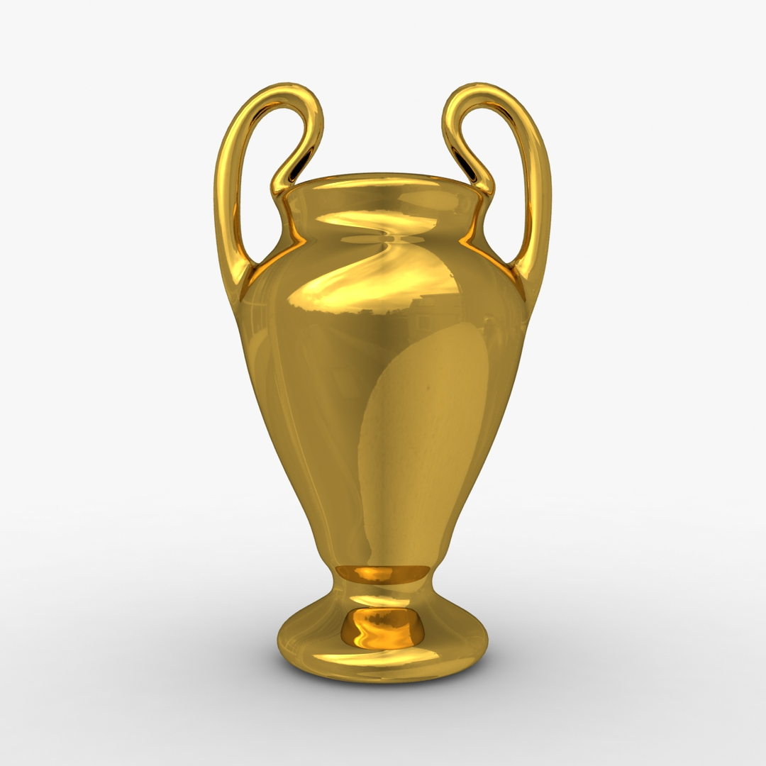 mega trophy cup set 3d model