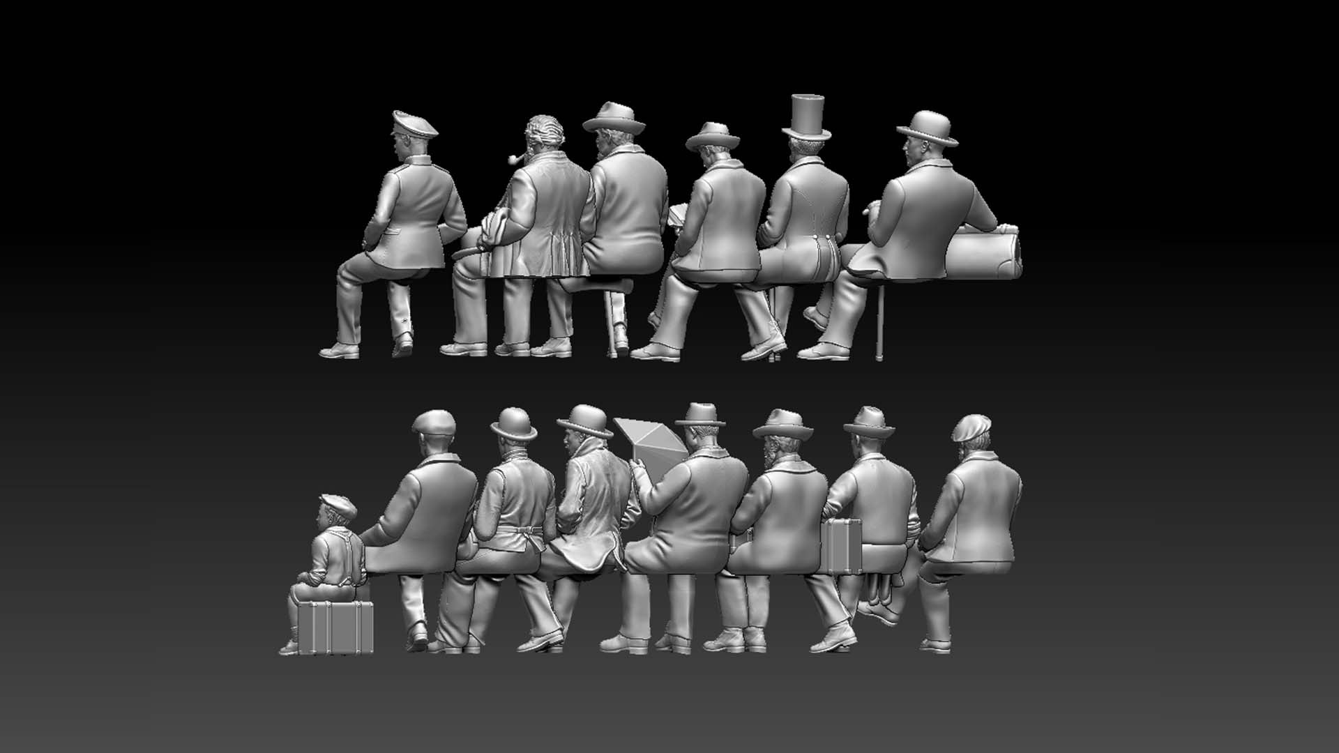 3D PASSENGERS - TurboSquid 2064612