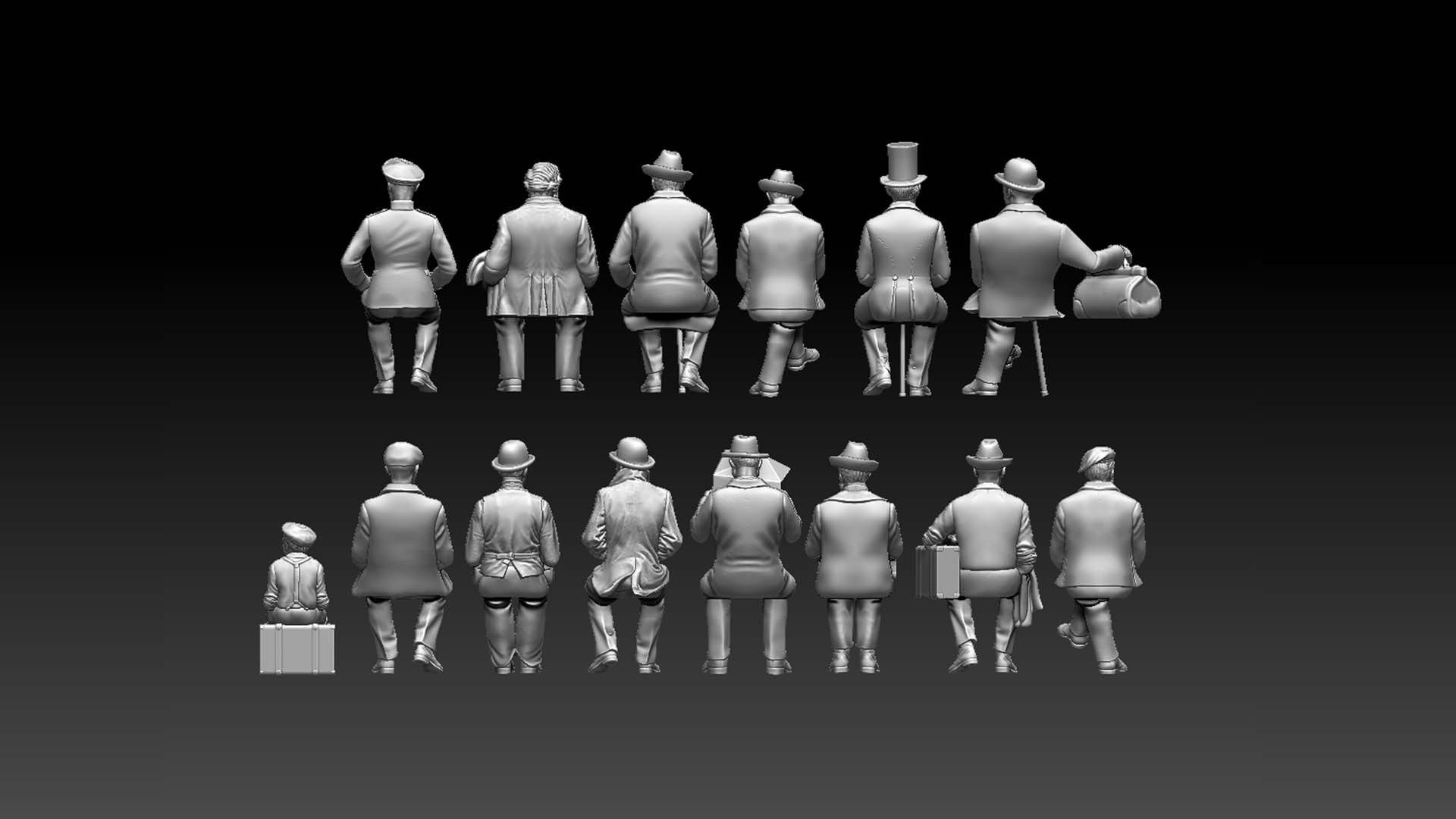 3D PASSENGERS - TurboSquid 2064612