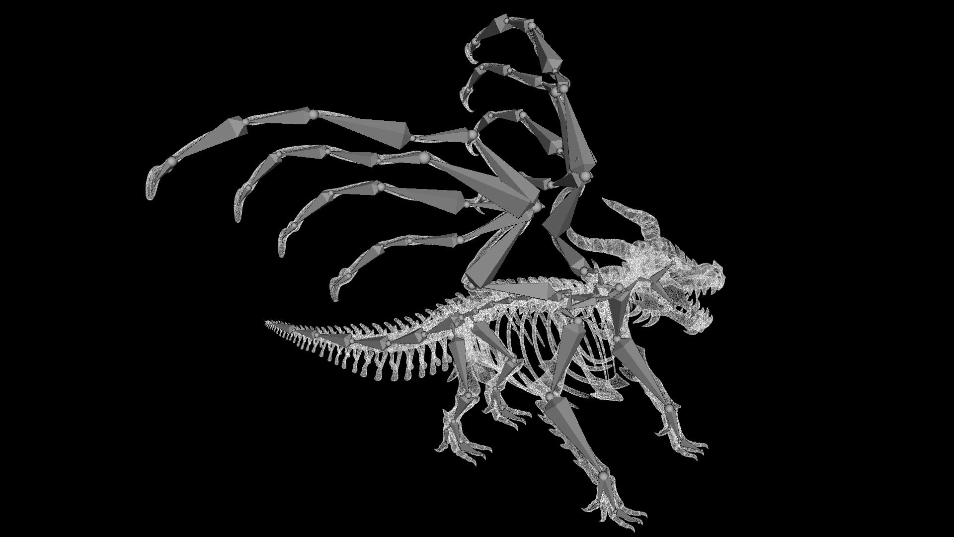 3D Dragon Skeleton - TurboSquid 1888789
