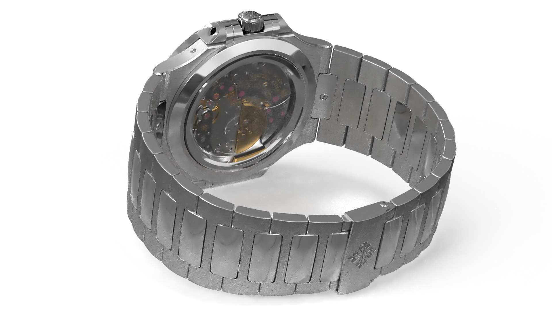 3D Watch Patek Philippe Nautilus 5712A-001 Moonphase Steel Bracelet ...