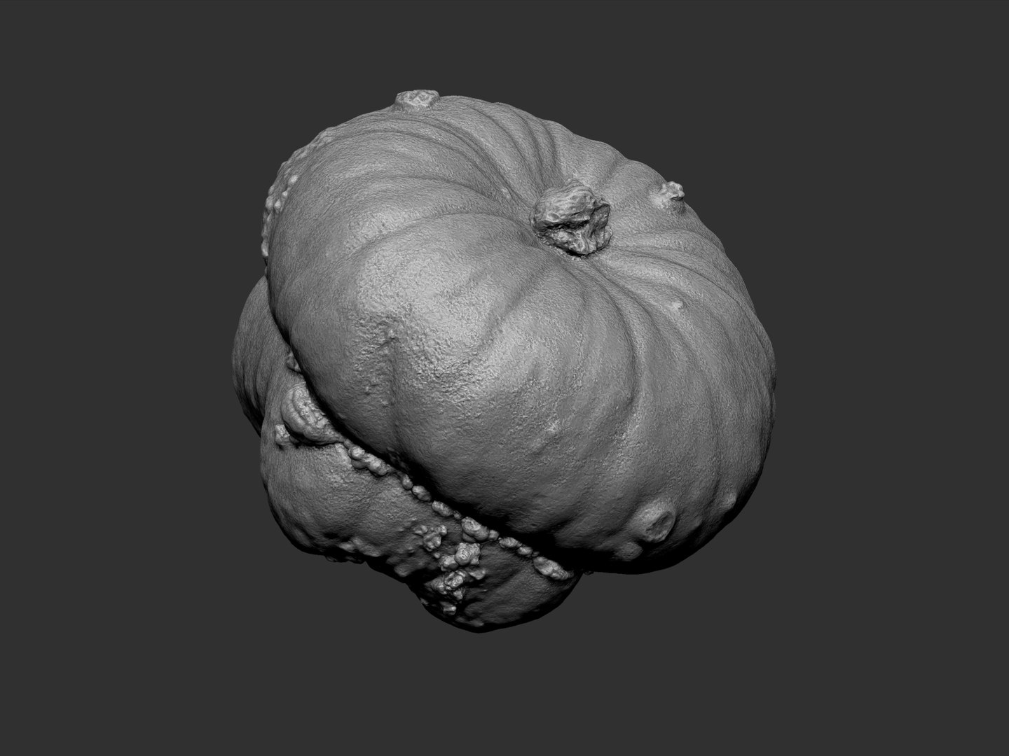 3d Model Magic Mushroom Pumpkin