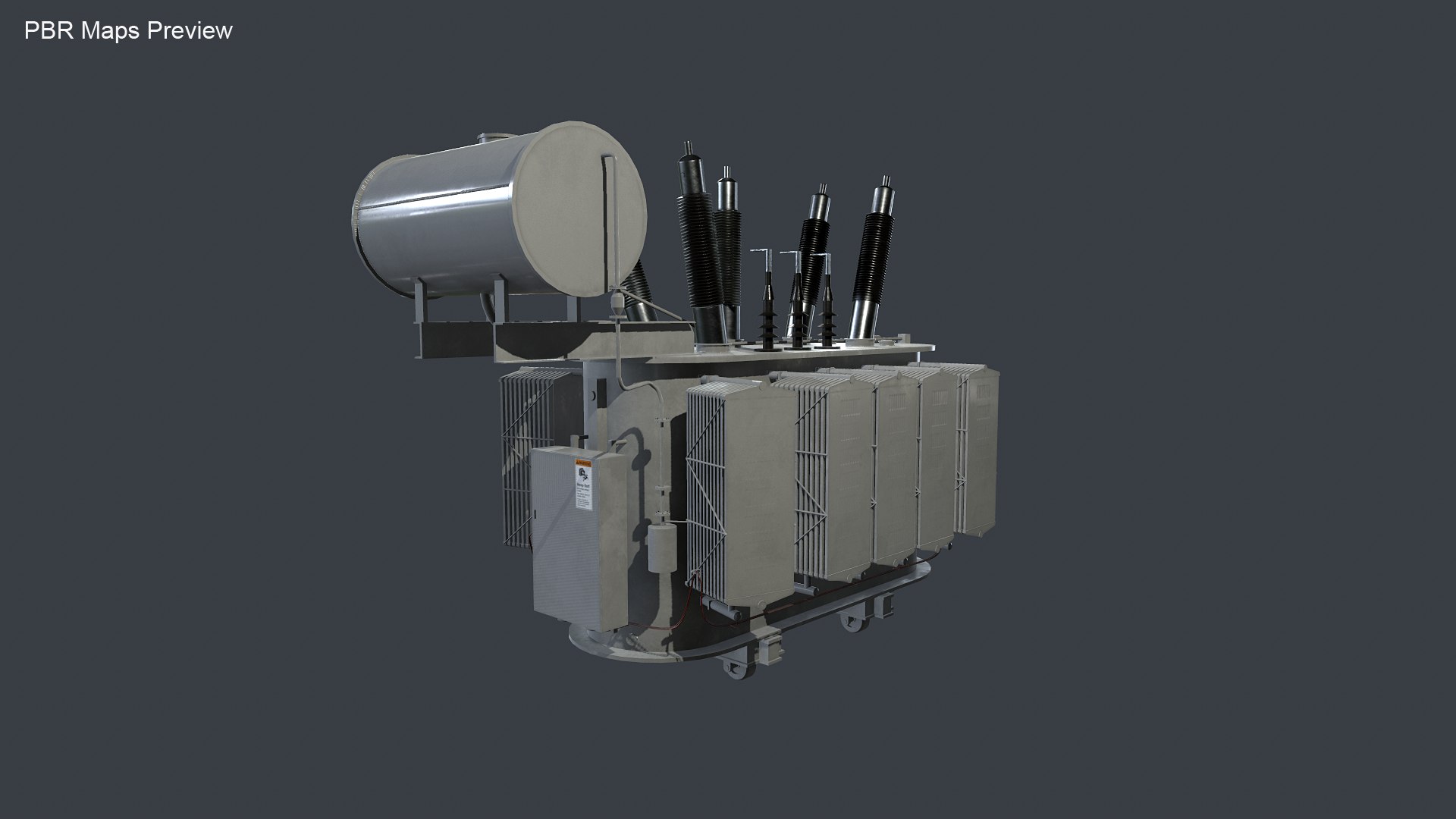 Large Electrical Transformer 3D - TurboSquid 2044267