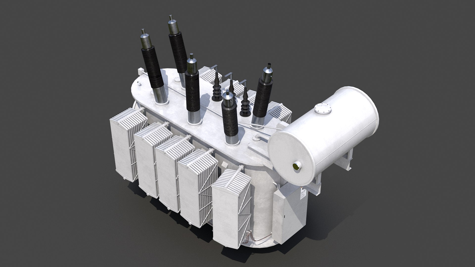 Large Electrical Transformer 3D - TurboSquid 2044267