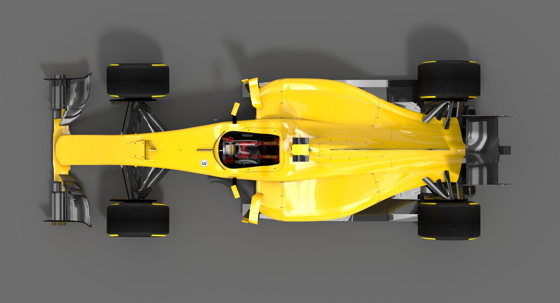 Low-poly Formula 1 2016 3d Max