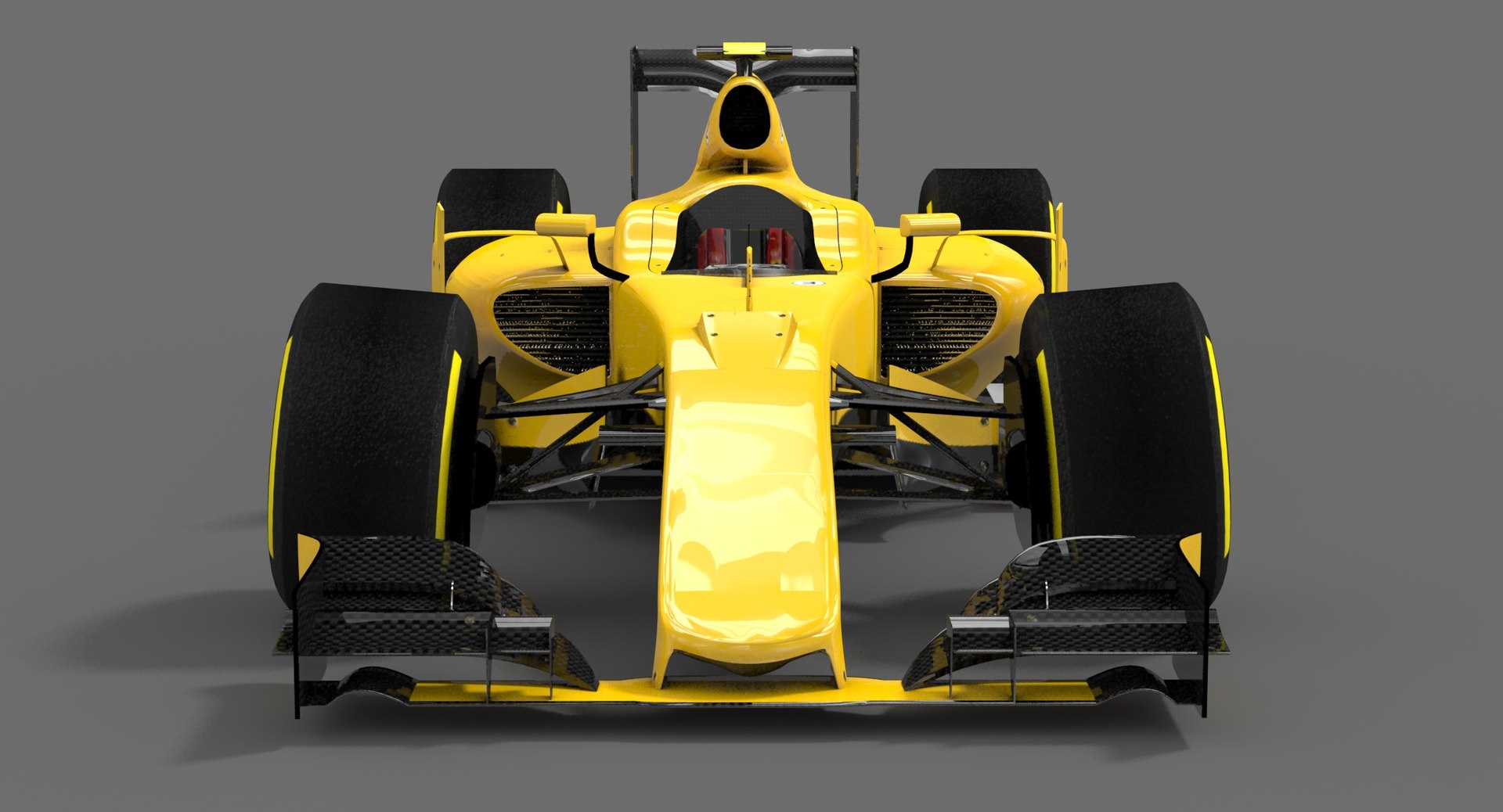 Low-poly Formula 1 2016 3d Max