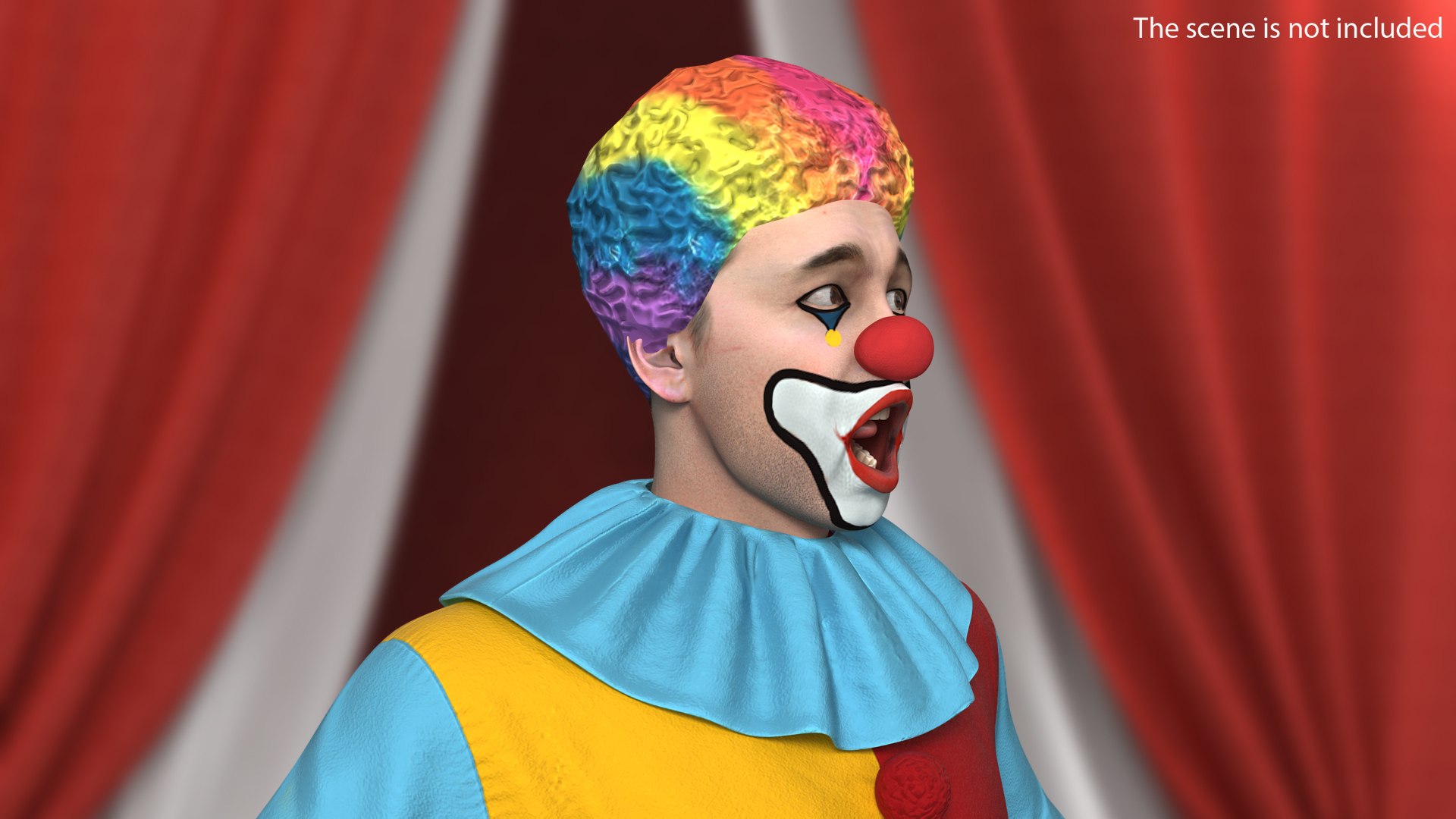Men Clown Suit Rigged 3D - TurboSquid 1604182