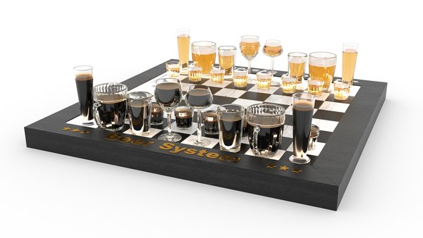 Chess beer 3D - TurboSquid 1690728