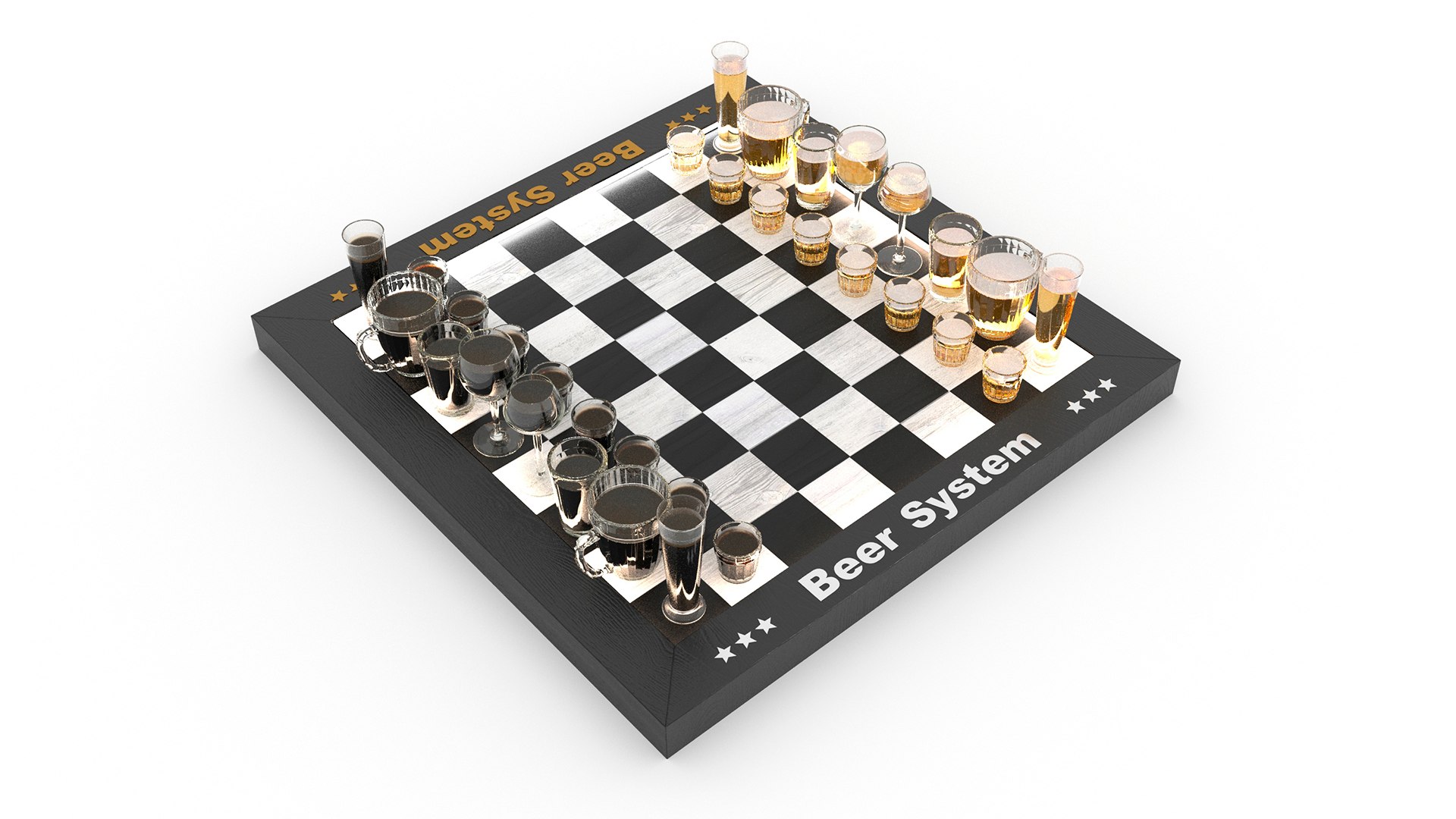 Chess Beer 3D - TurboSquid 1690728