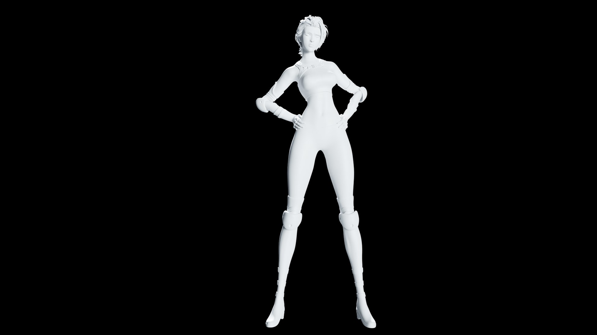 3D Stylized female character Rigged 3d model - TurboSquid 2109251