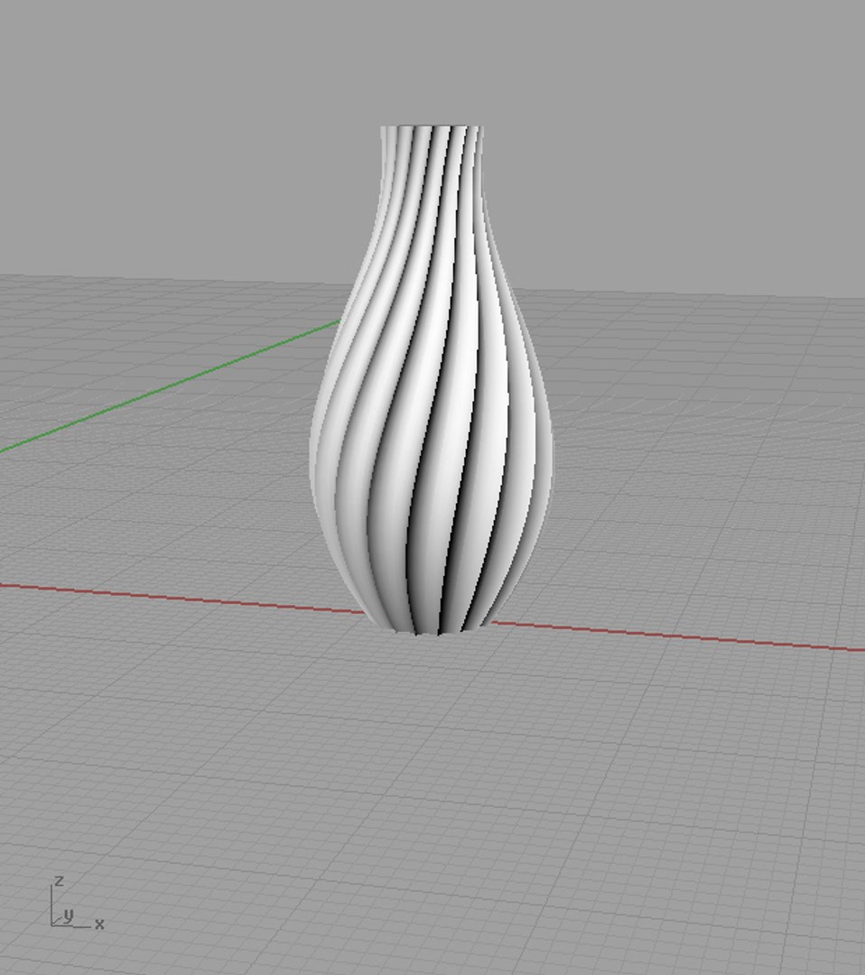 twisted vase 3d model