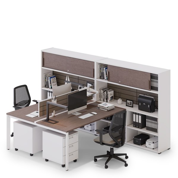 modelo 3d Espacio de trabajo de oficina LAS OXI v2 - TurboSquid 1444570