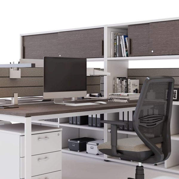 사무실 작업 공간 LAS OXI v2 3D 모델 - TurboSquid 1444570