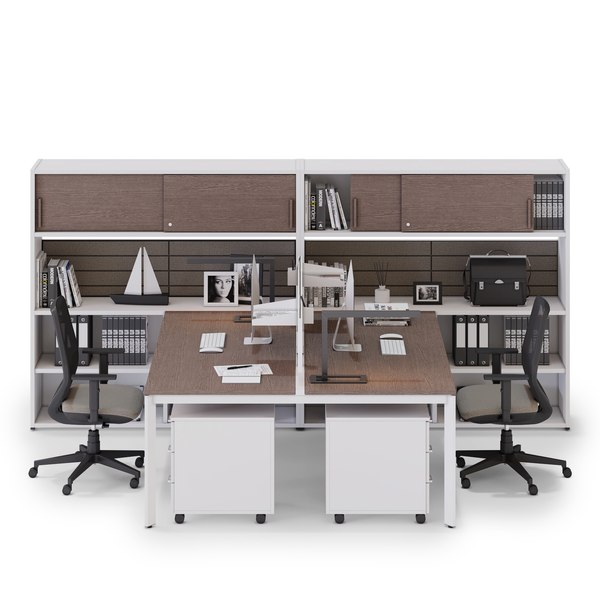 사무실 작업 공간 LAS OXI v2 3D 모델 - TurboSquid 1444570