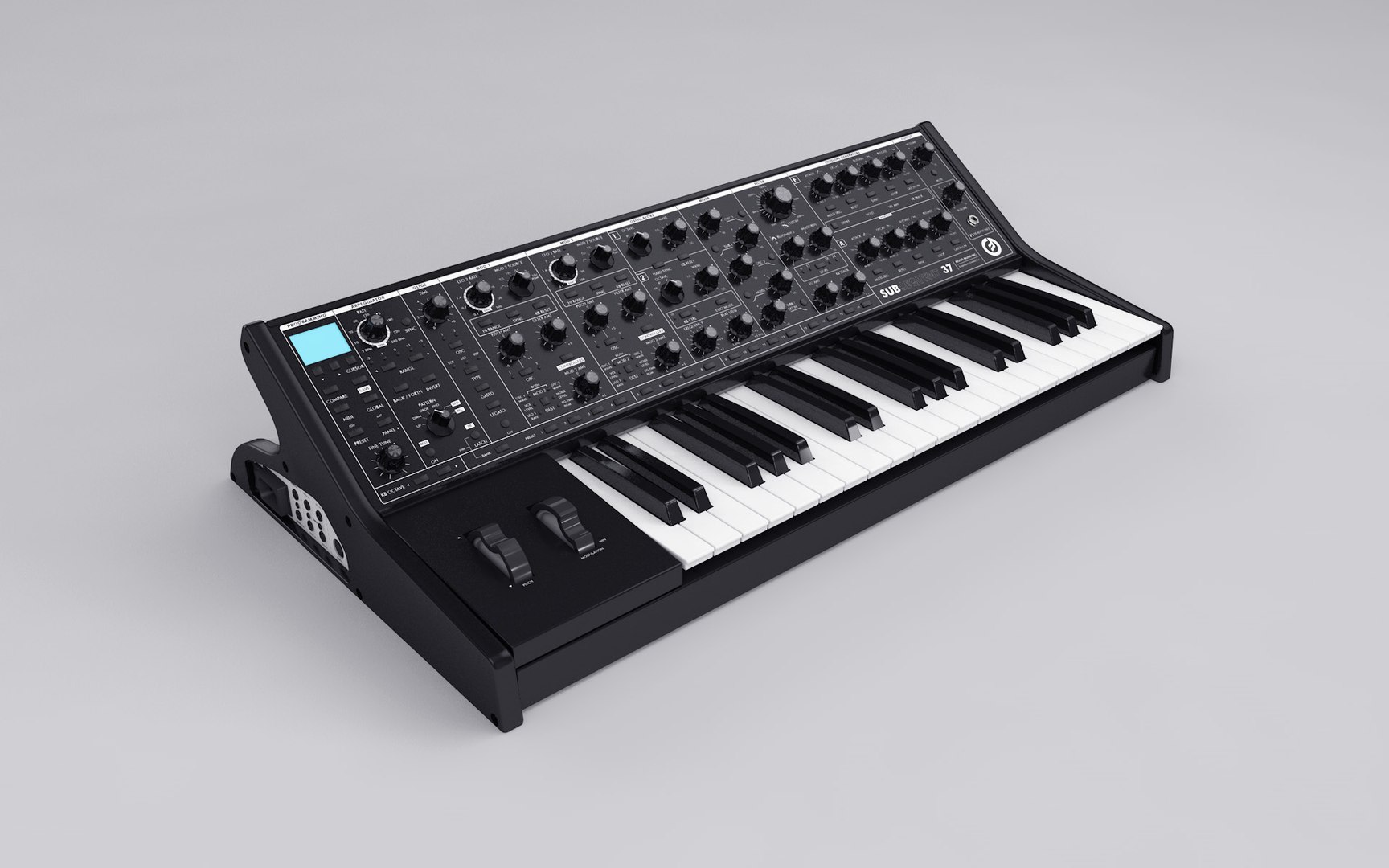 Classic moog subsequencer 37 3D - TurboSquid 1457387