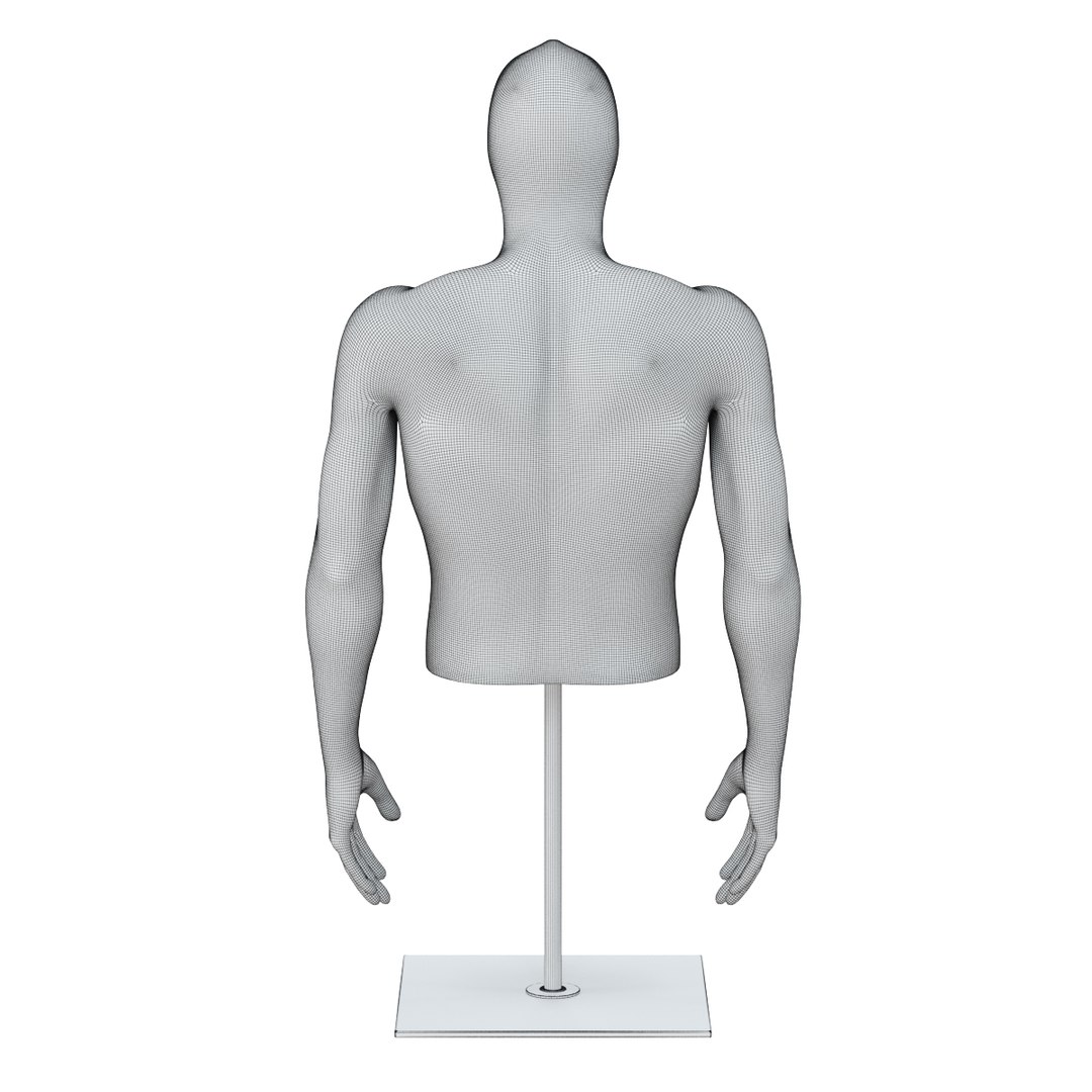 Fitness Mannequin Torso 169 3D Model - TurboSquid 1875612