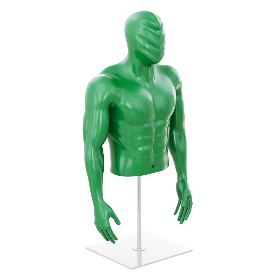 Fitness Mannequin Torso 169 3D Model - TurboSquid 1875612