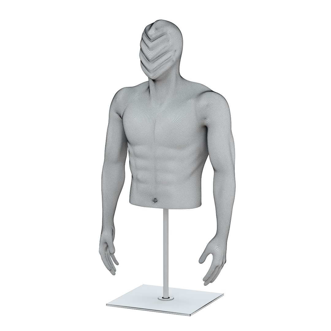 Fitness Mannequin Torso 169 3D Model - TurboSquid 1875612