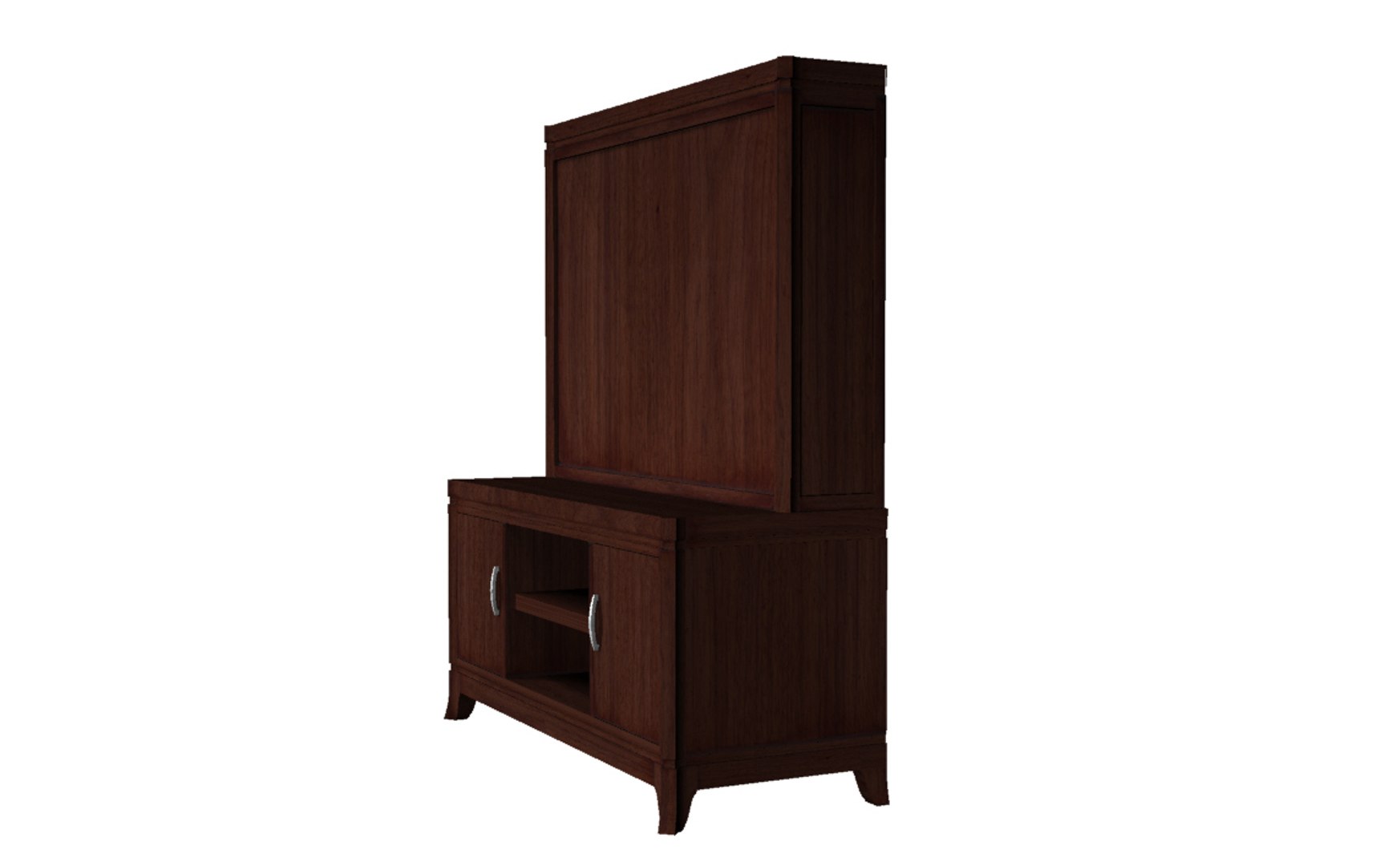 Entertainment Console Wall Unit 3d 3dm