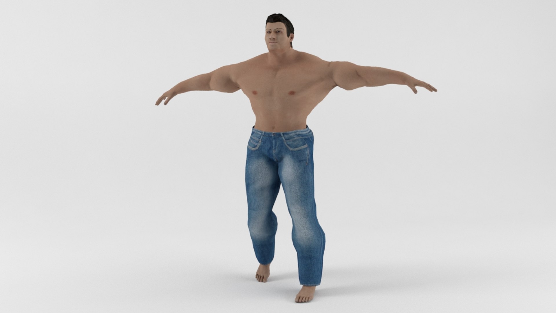 3d Model Human Male Rigged Ready