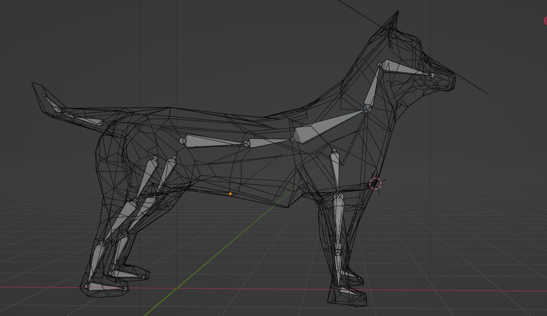 Low Poly Husky Dog Rigged Model - TurboSquid 2091242