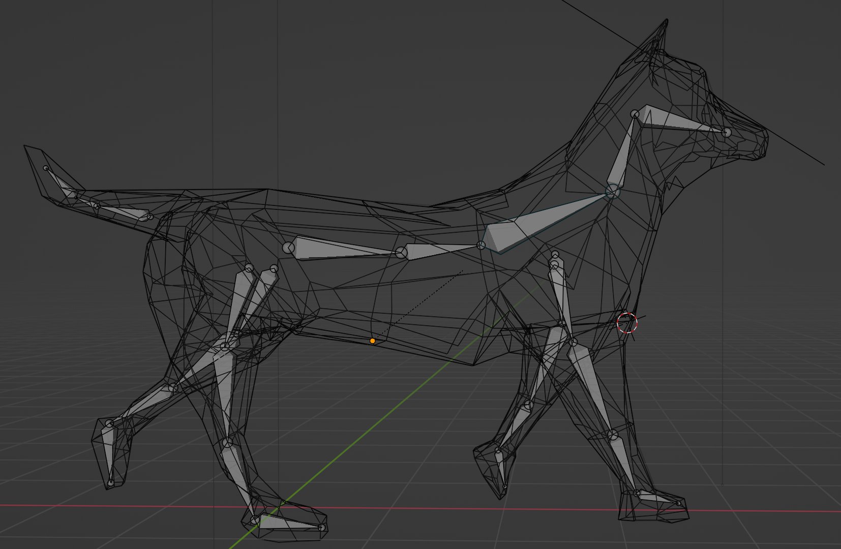 Low Poly Husky Dog Rigged Model - TurboSquid 2091242