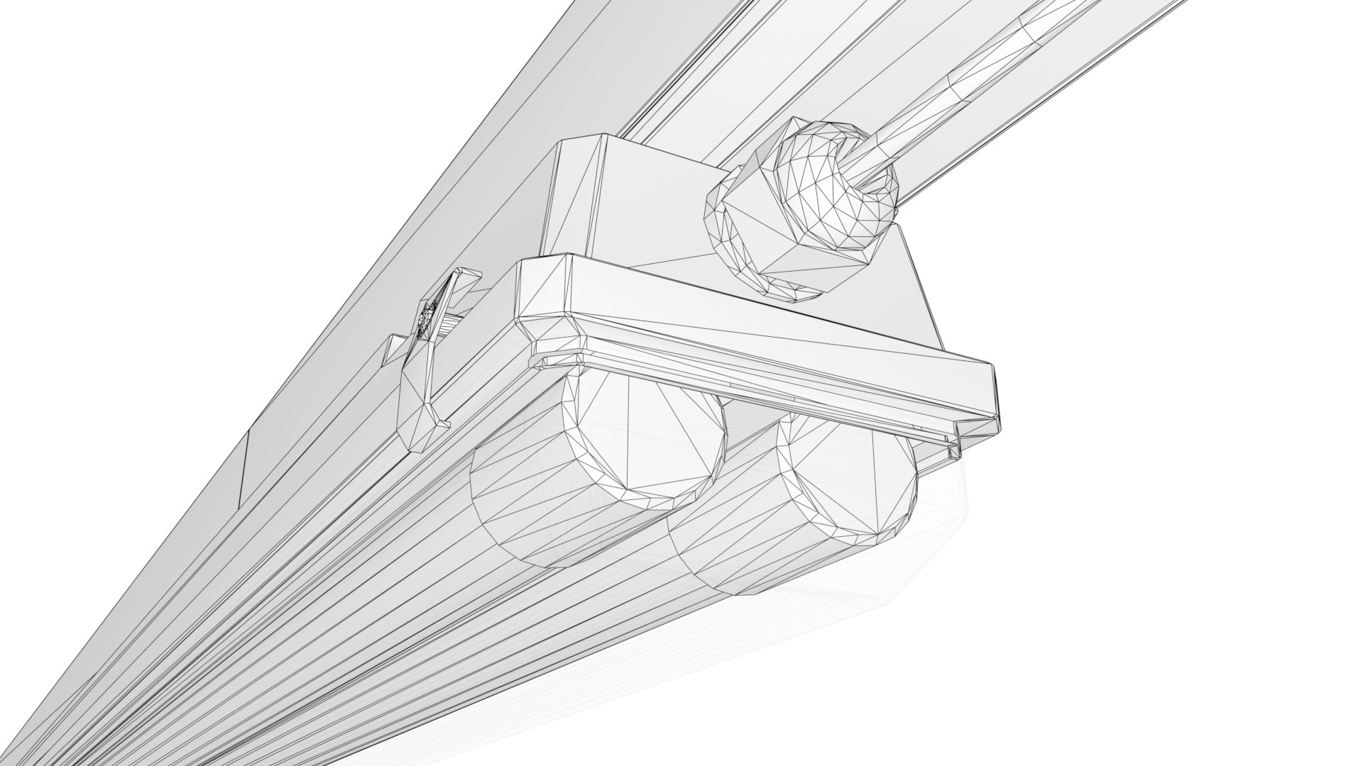 3D Lamp Strip Model - TurboSquid 1997367