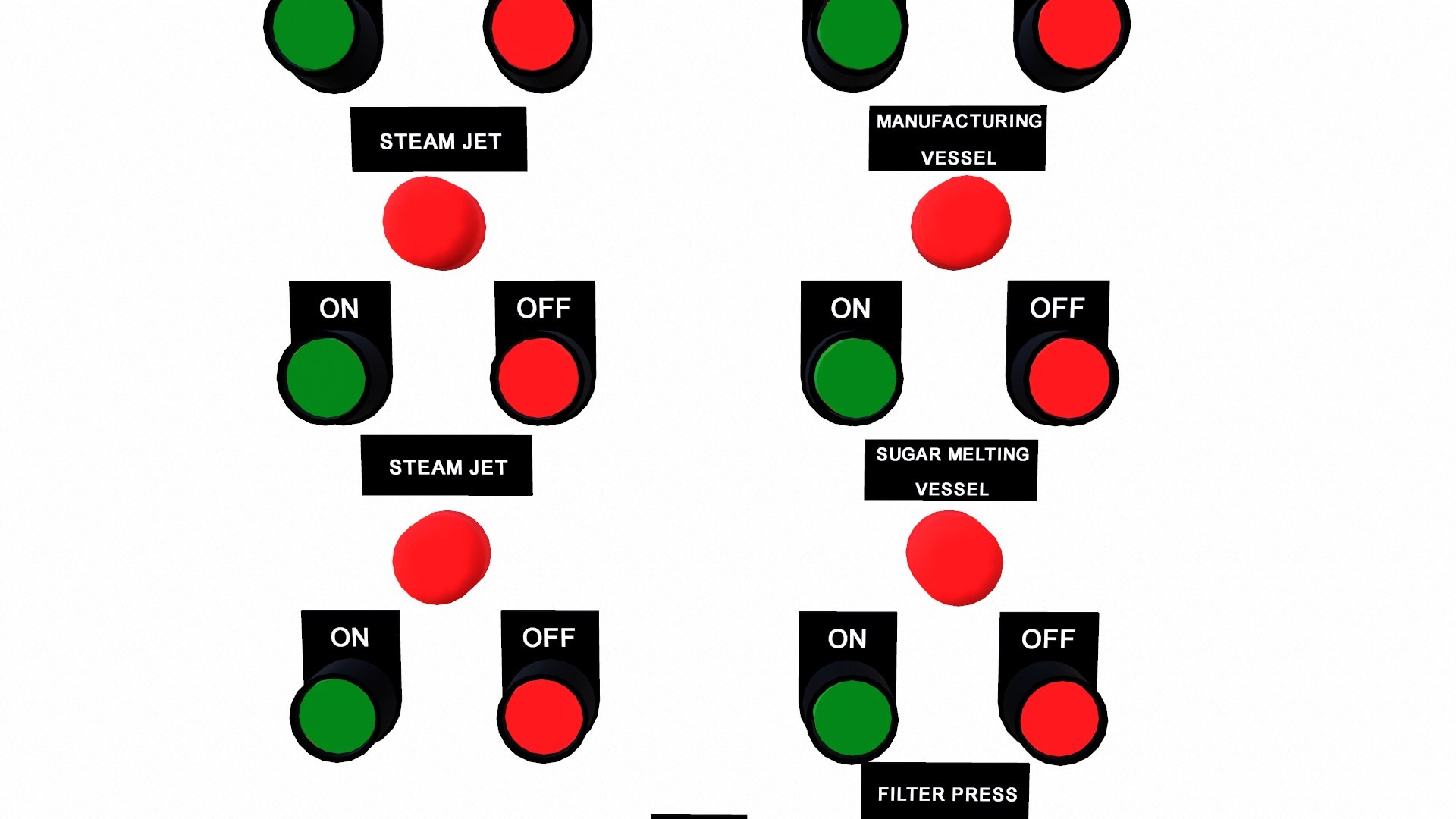 3D Control Panel HMI Buttons Model - TurboSquid 2323143