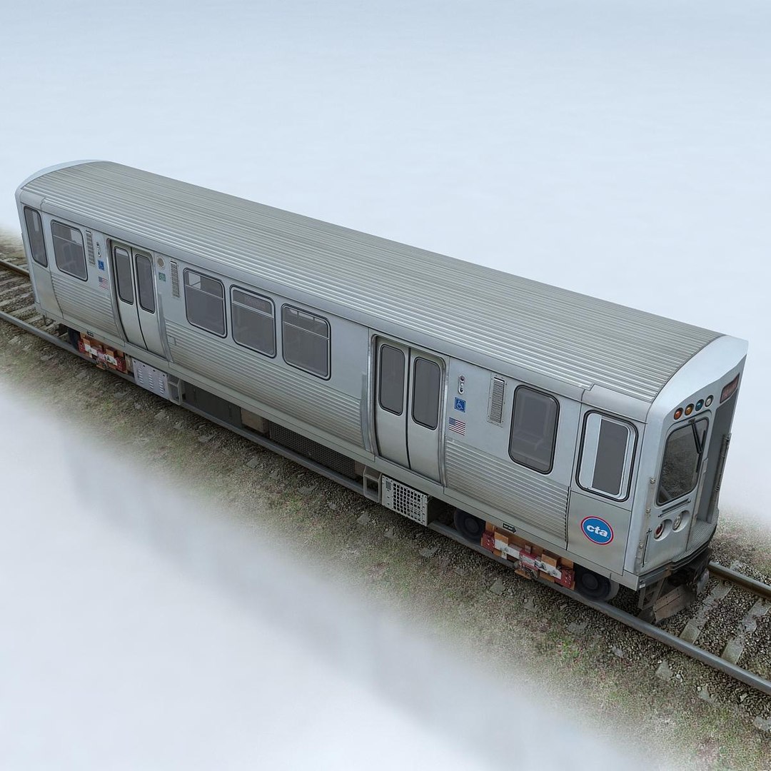 3d Train Cta Model