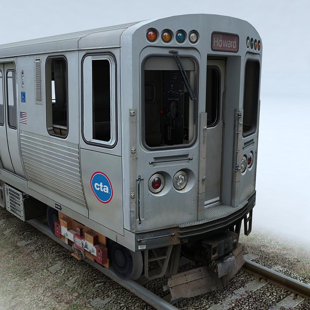 3d Train Cta Model