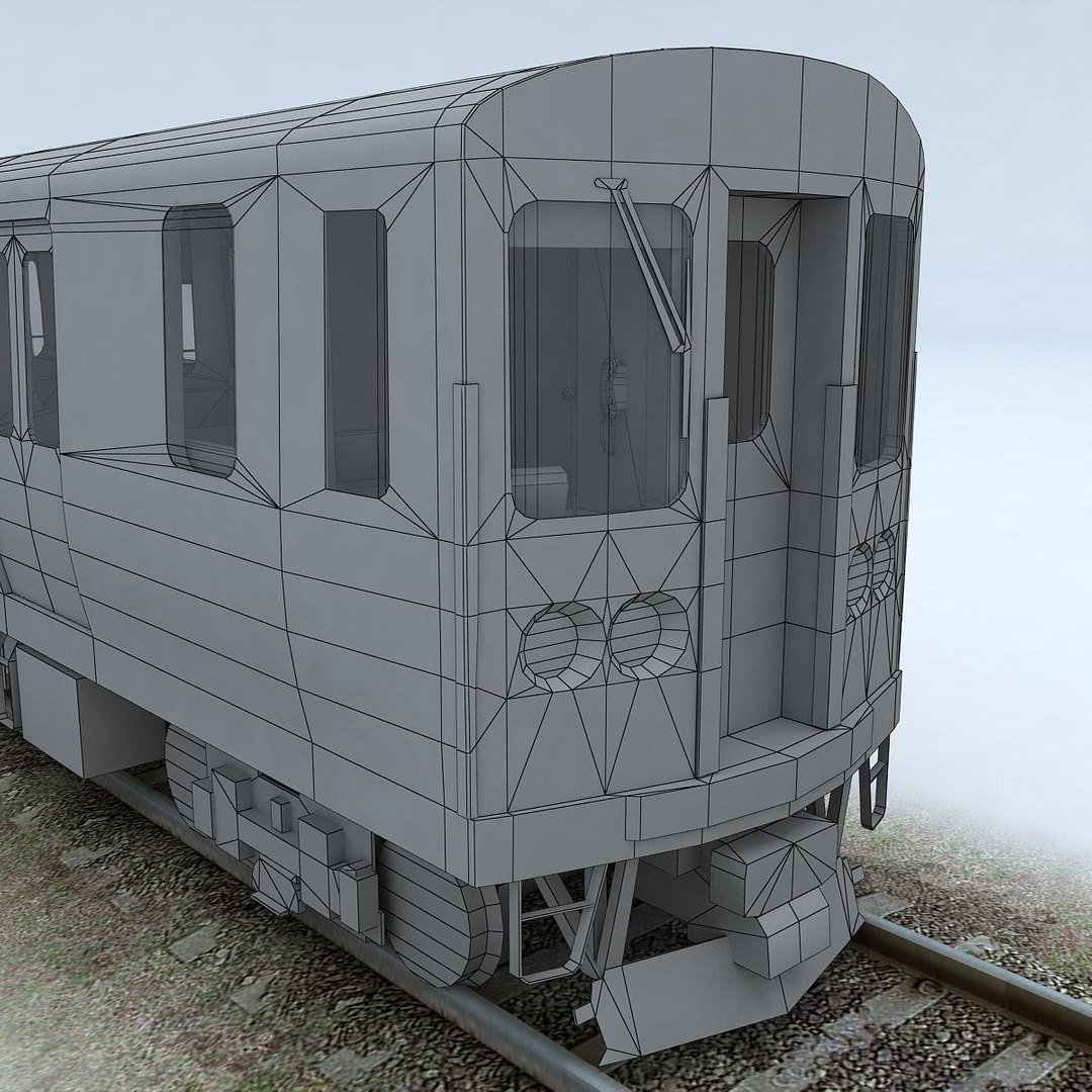 3d Train Cta Model