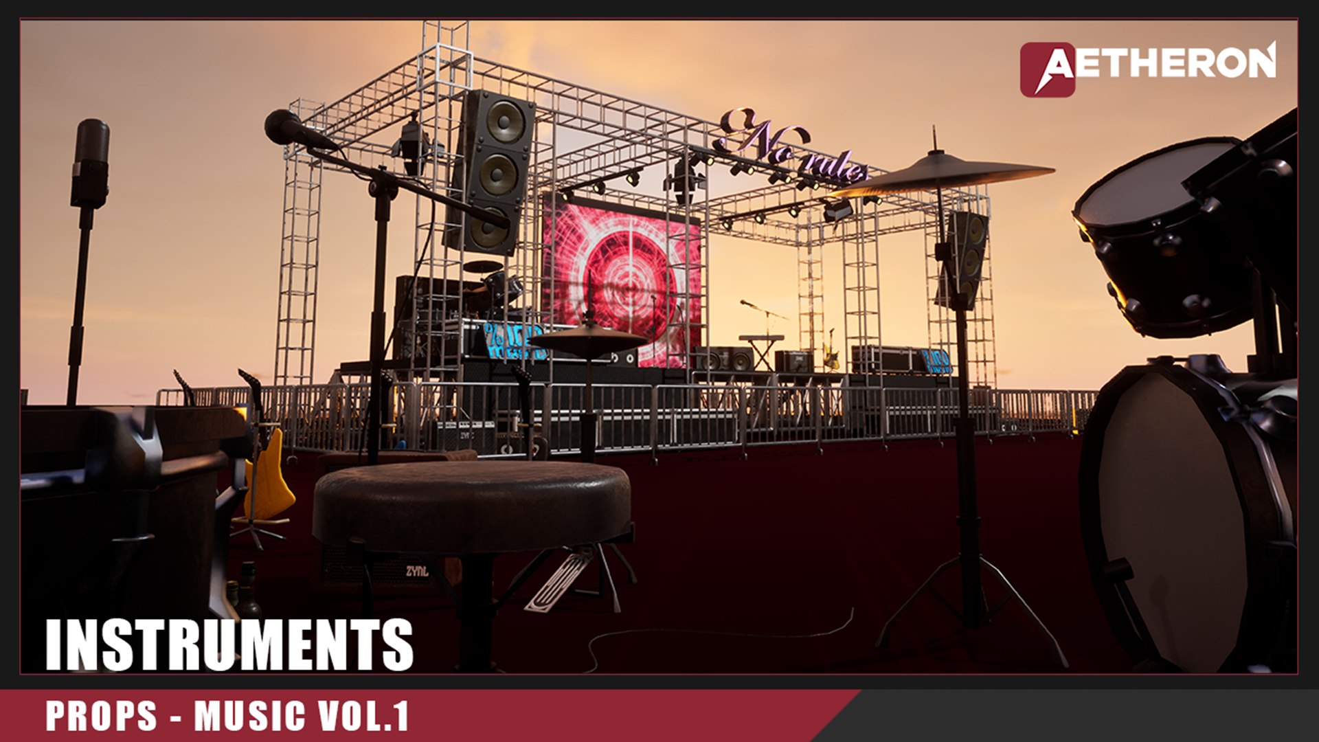 Musical Instruments VOL 1 Nanite And Low Poly 3D Model - TurboSquid 2308715