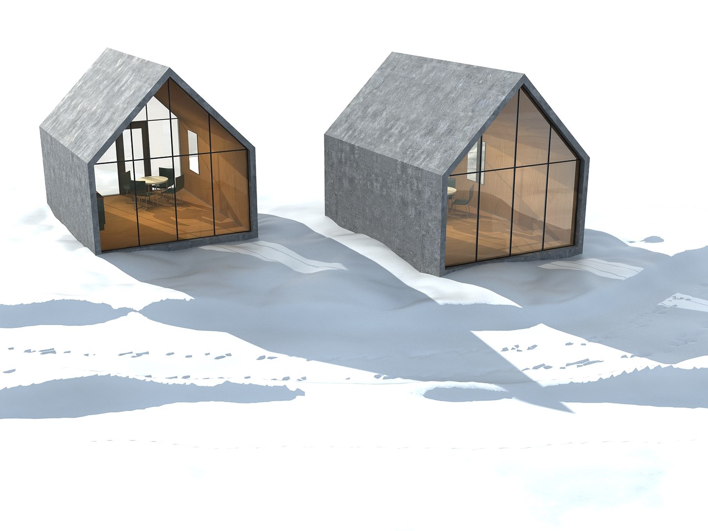 Snow house model - TurboSquid 1427629