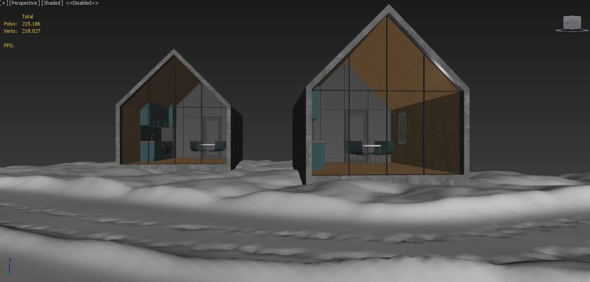 Snow house model - TurboSquid 1427629