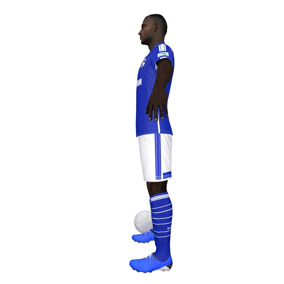 3d Model Soccer Player Body