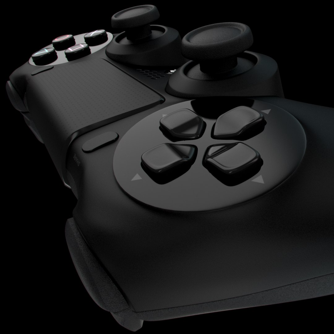 Ps4 Joystick 3D Model - TurboSquid 1313484