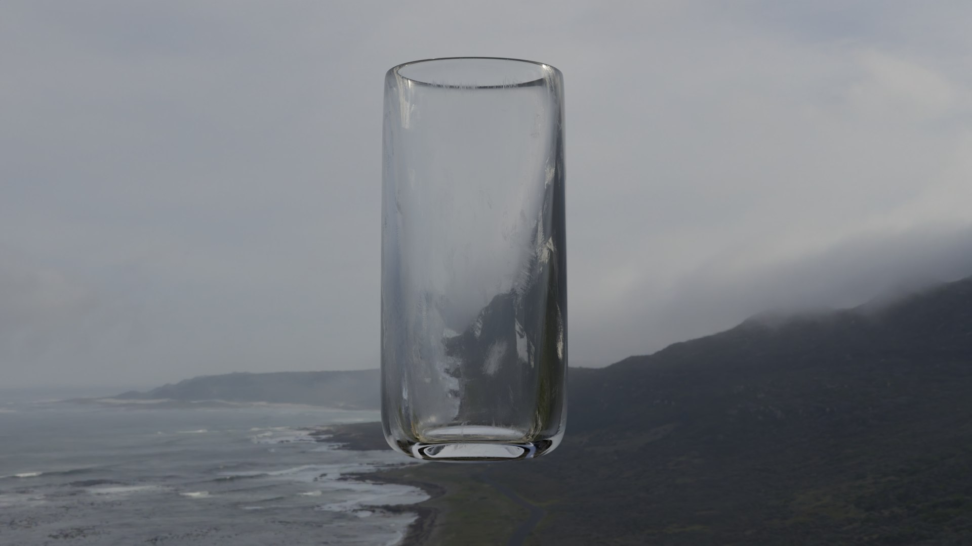 Free 3D Glass With Smudges Model - TurboSquid 1835313