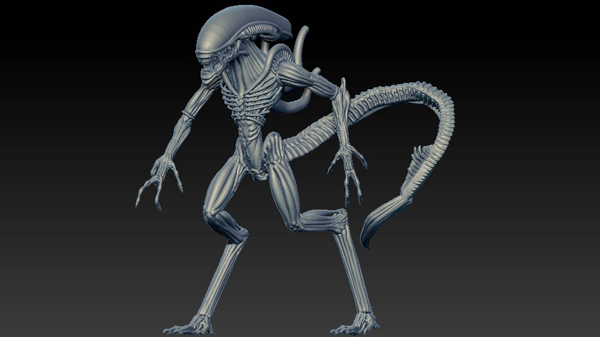 3D Alien - TurboSquid 2103067