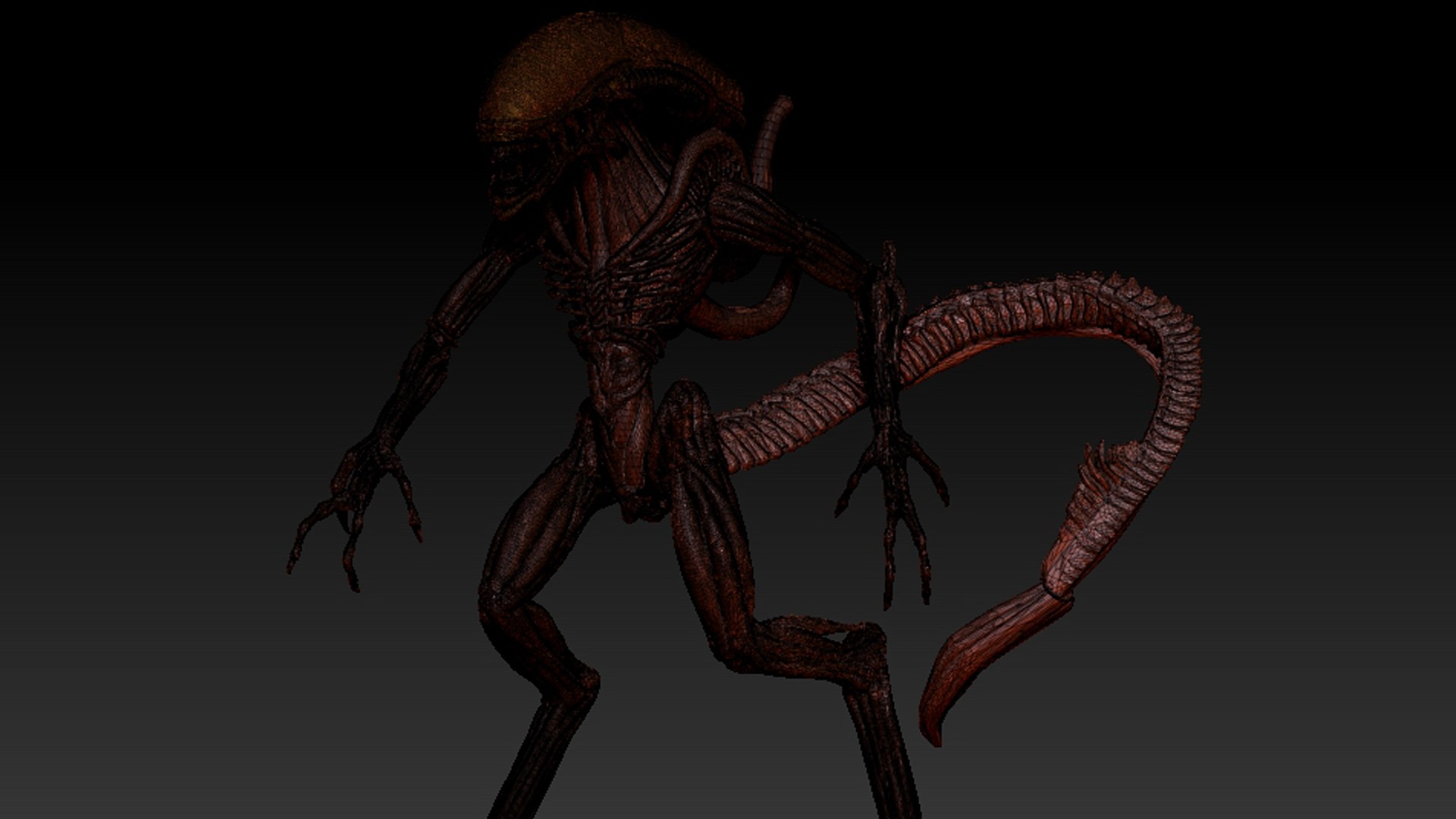 3D Alien - TurboSquid 2103067