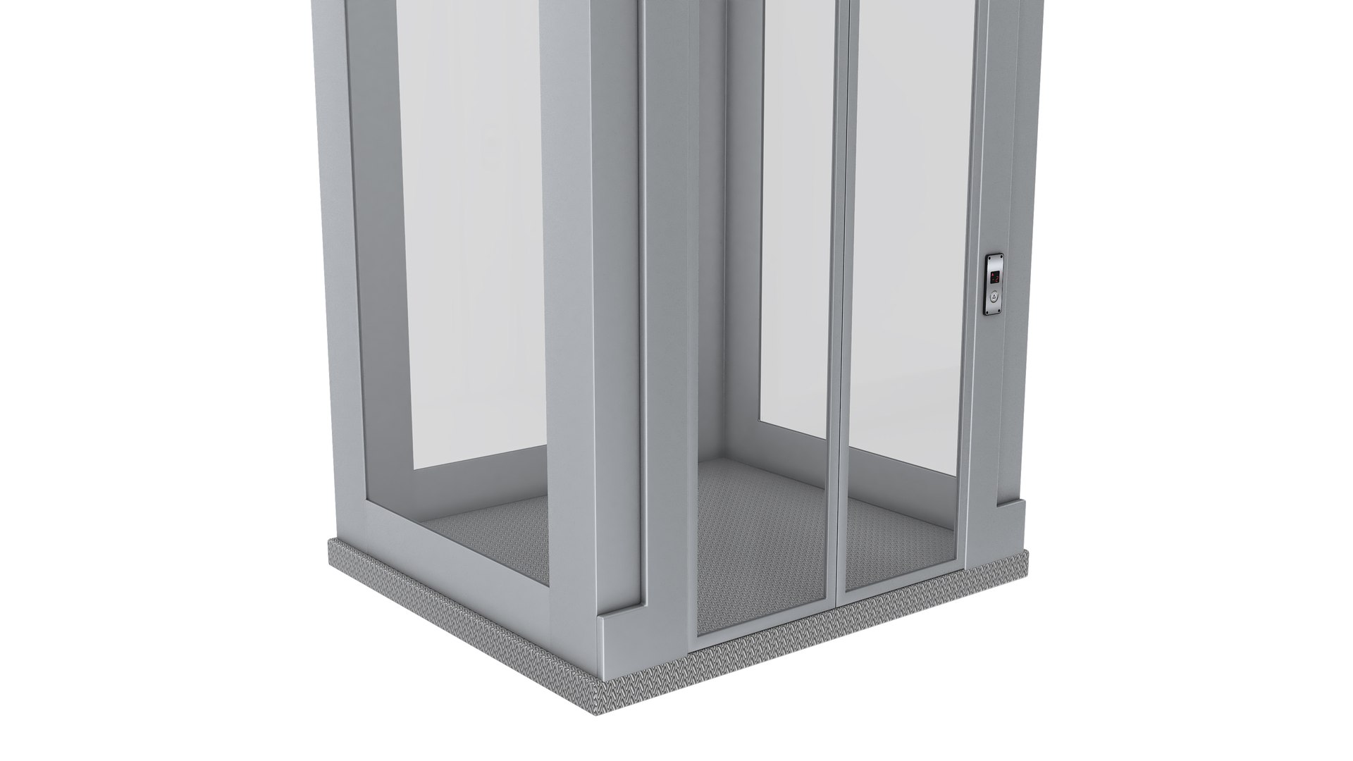 Glass Elevator Cabin 3D Model - TurboSquid 2276343