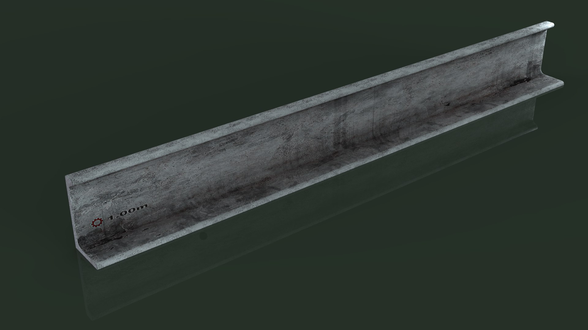 3D Angle Steel Beam SMB10 Low-poly Model - TurboSquid 1883863