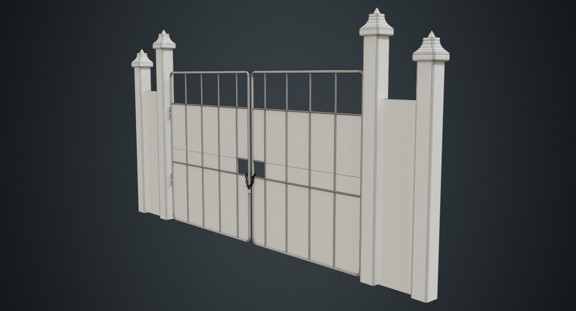 3D Gate 2a Model - TurboSquid 1341715