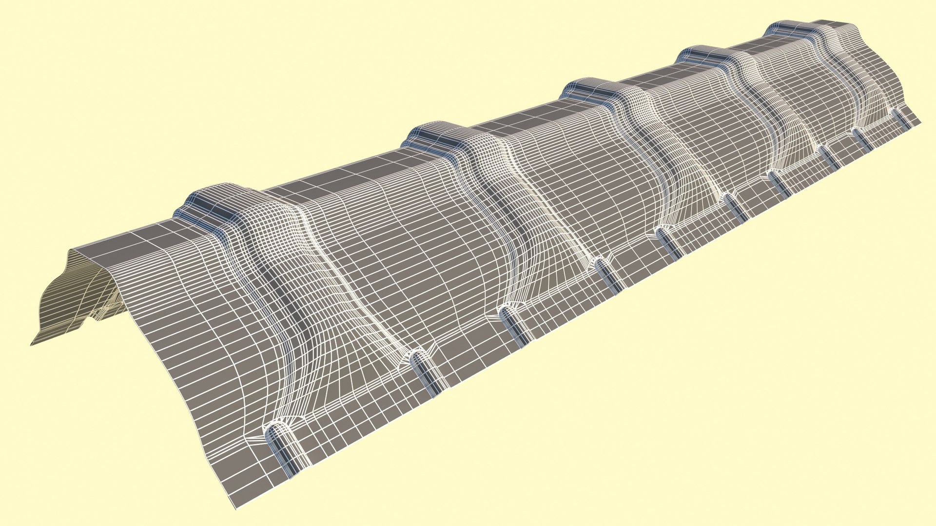 3D Model Metal Roofing - TurboSquid 1636125