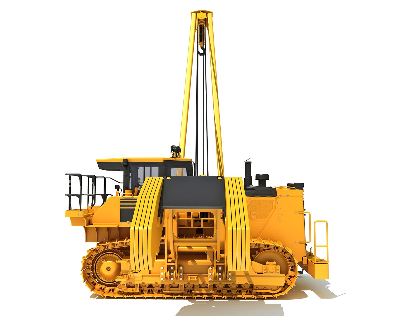 3D Track Dozer Pipelayer - TurboSquid 2235843