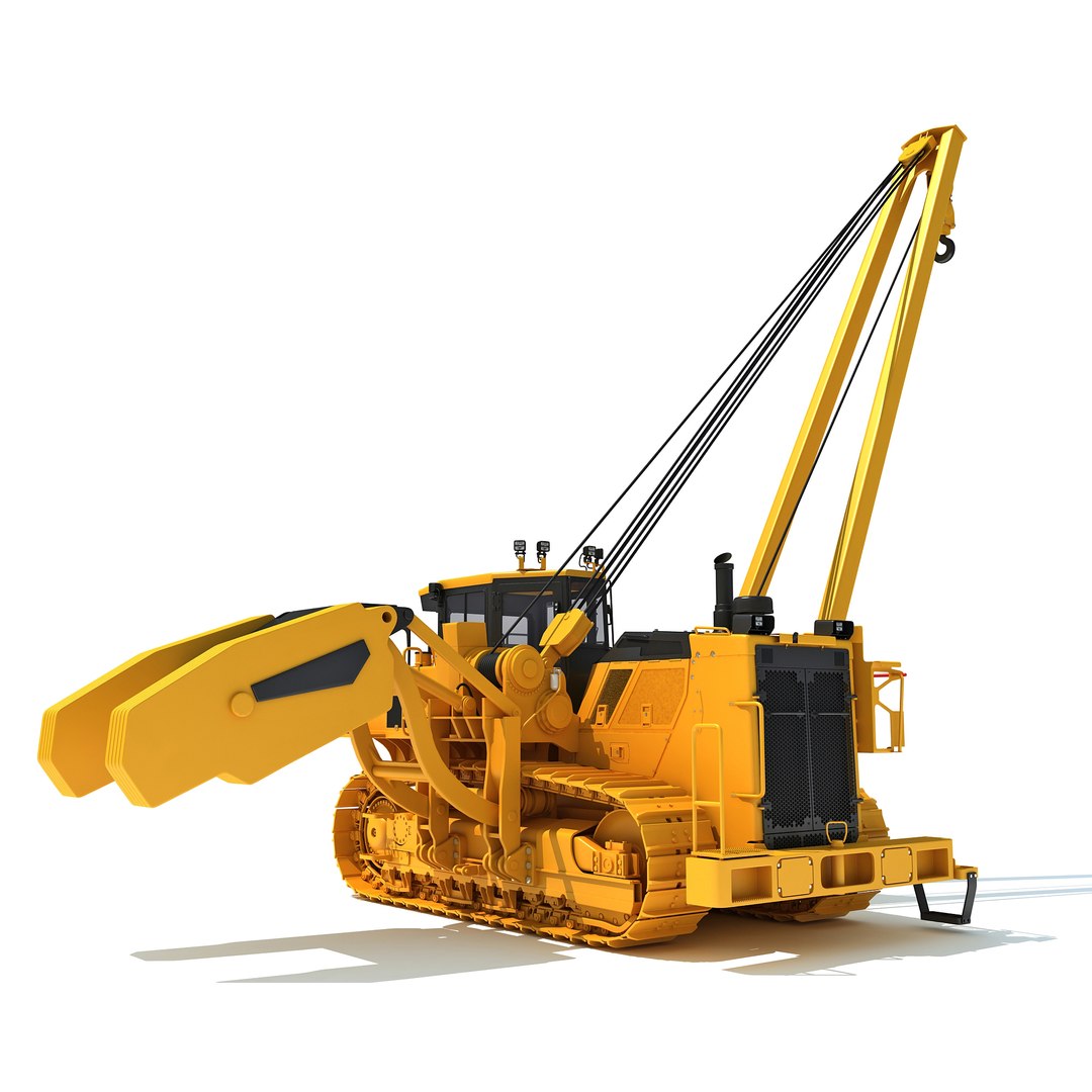 3D Track Dozer Pipelayer - TurboSquid 2235843