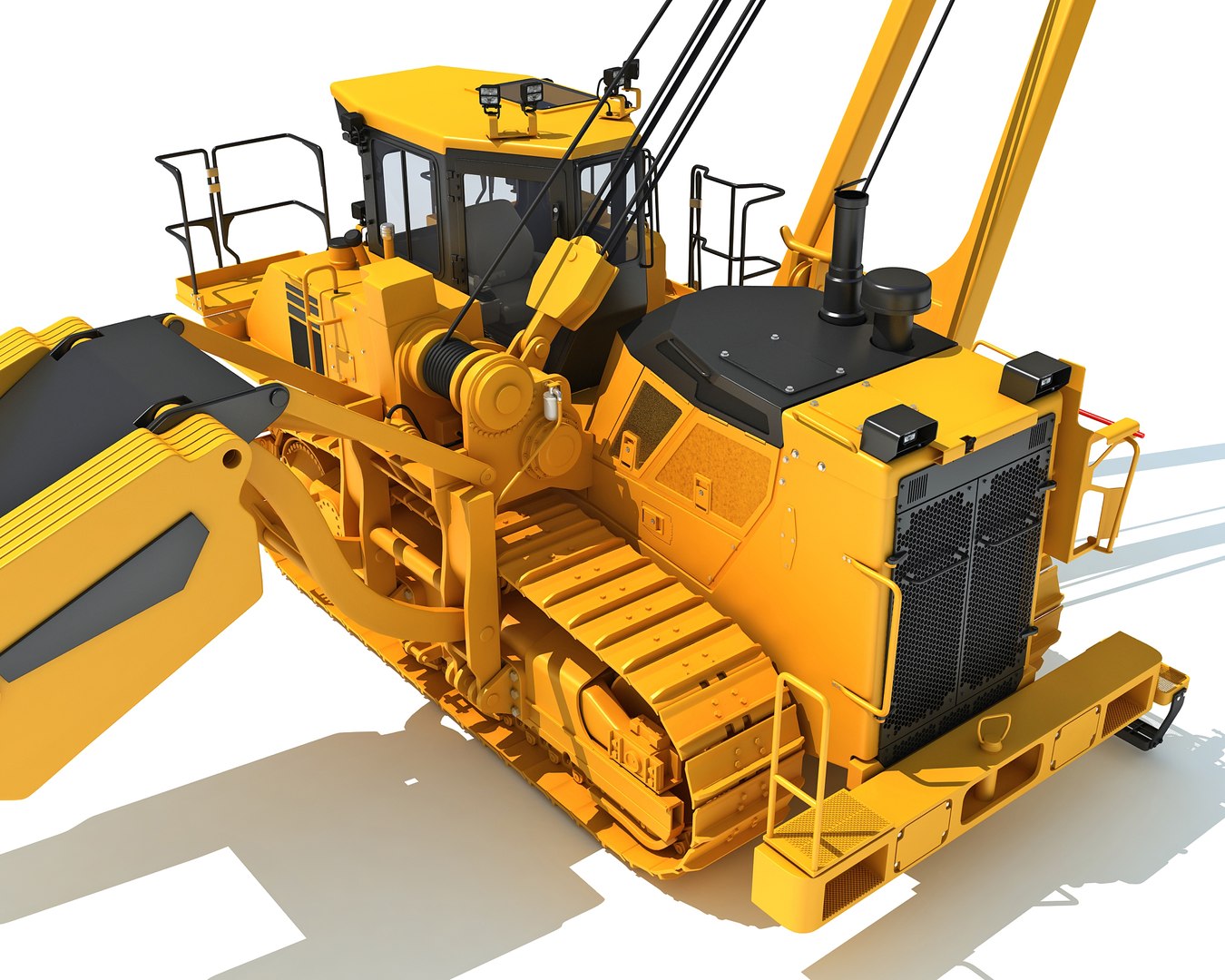 3D Track Dozer Pipelayer - TurboSquid 2235843
